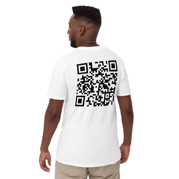 Custom Message QR T-Shirt – Scan This Shirt